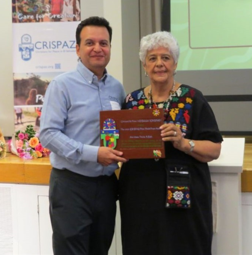 Sister Ana María Pineda receives 2025 Peter Hinde CRISPAZ Peace Award ...